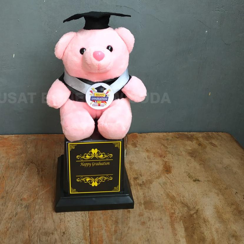 Jual EXCLUSIVE!Piala Boneka Trophy Wisuda Kado Hadiah Graduation Toga ...