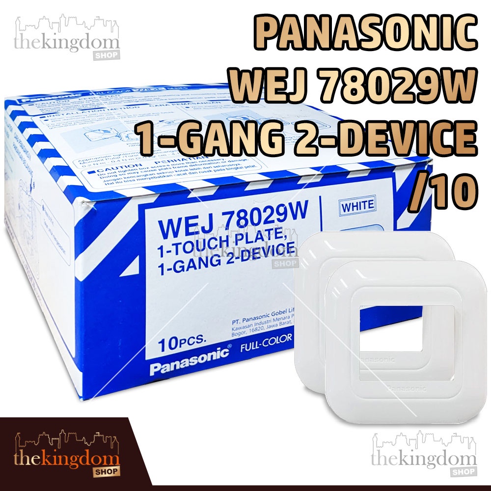 Jual Panasonic WEJ 78029W Frame 1-Gang 2 Device WEJ78029W 78029 /10 ...