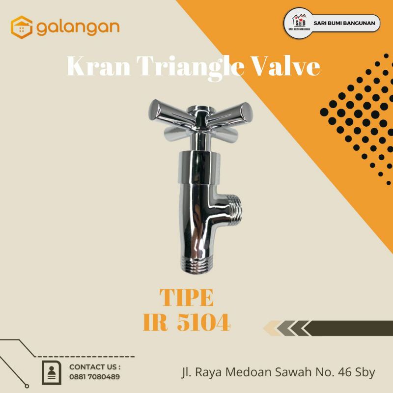 Jual Kran Air Triangle Valve Frud IR5104 | Shopee Indonesia