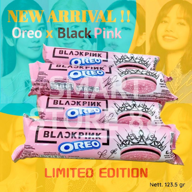 Jual OREO BLACK PINK 123GR LIMITED EDITION OREO BLACKPINK | Shopee ...