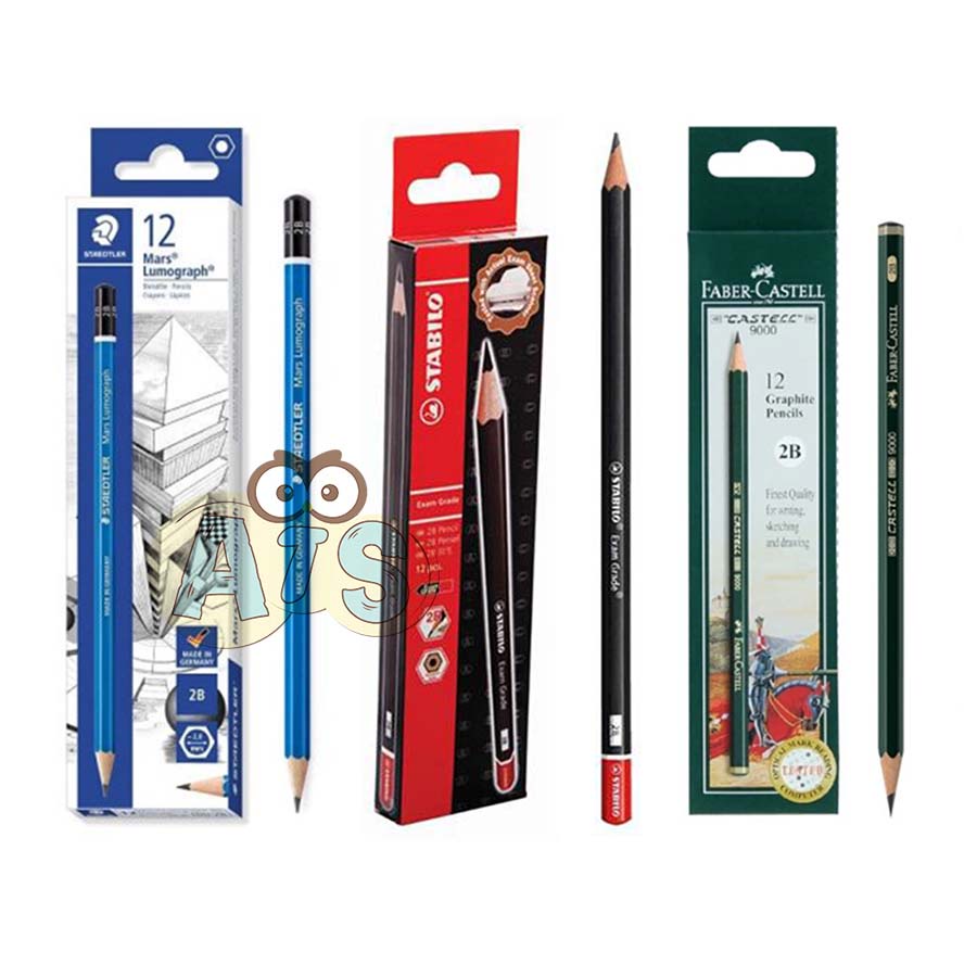 Jual Pensil Serut / Pensil Raut HB&2B 1 Kotak isi 12 PCS | Shopee Indonesia