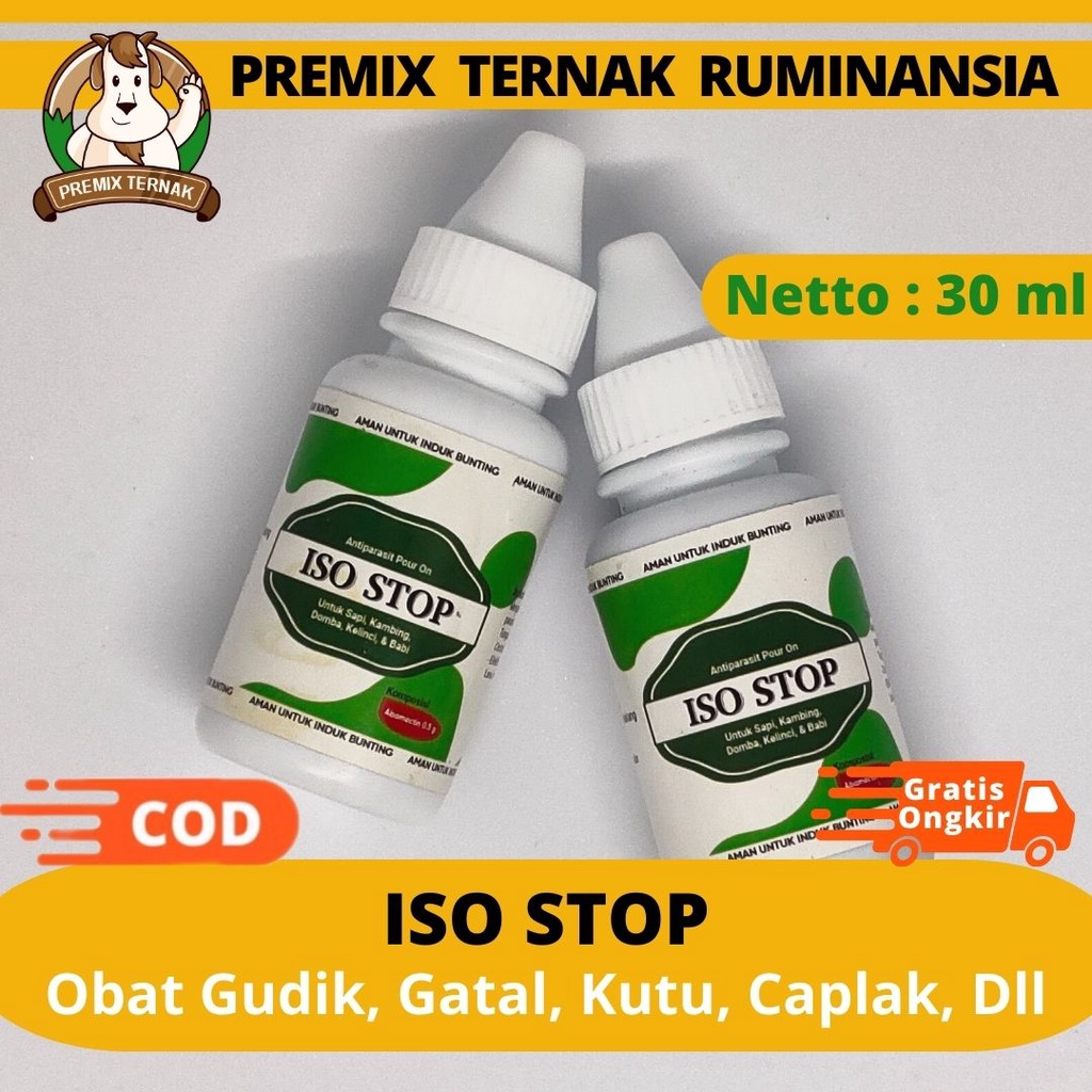 Jual ISO STOP 30ml - Like Paramectin RV - Antiparasit Kutu dan Gudik ...