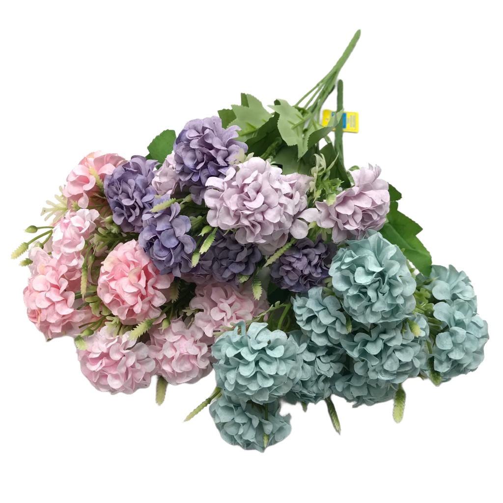 Jual Bunga Artificial Hydrangea Pastel Panjang 30 cm/ Bunga Palsu ...