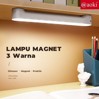 Jual AOKI Lampu LED Magnet Dinding Serbaguna Rechargable USB Warna ...