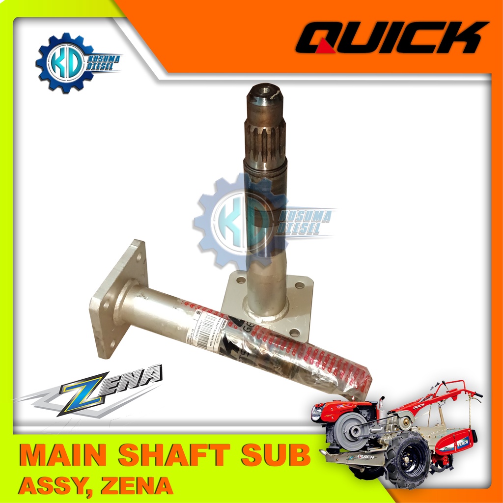 Jual MAIN SHAFT SUB ASSY ZENA - AS RODA TRAKTOR QUICK | Shopee Indonesia