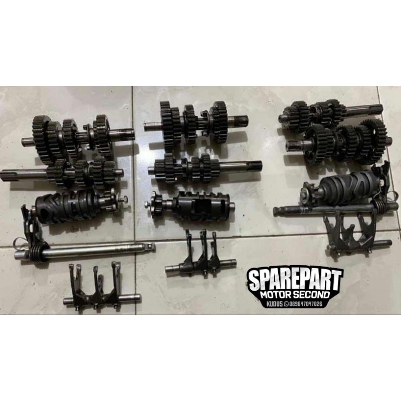 Jual Gear box rasio gigi gearbox tranmisi klx 150 bf d tracker original ...