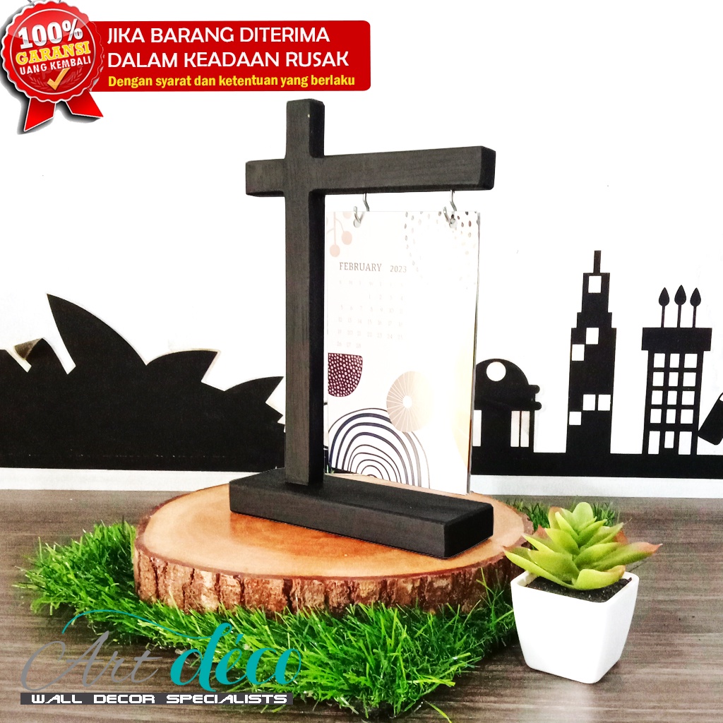 Jual stand menu GANTRY TABLE A6 /menu standing/wooden display stand ...