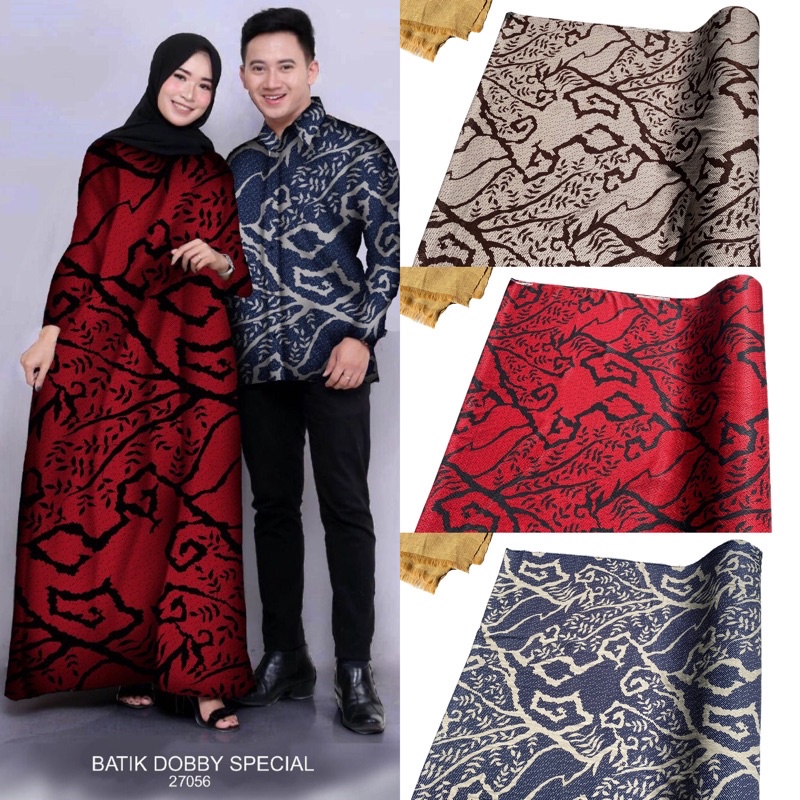 Jual Kain Batik Dobby Dobi Dobbi Dolbi Motif Spesial | Shopee Indonesia