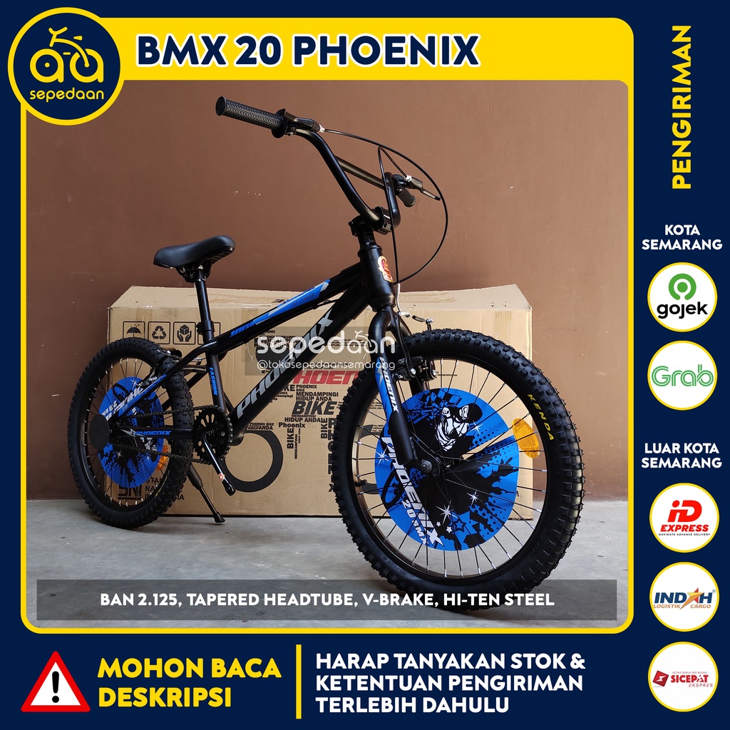 Jual Sepeda Anak BMX 20" PHOENIX - 2.125 4 (GRAB CAR) | Shopee Indonesia