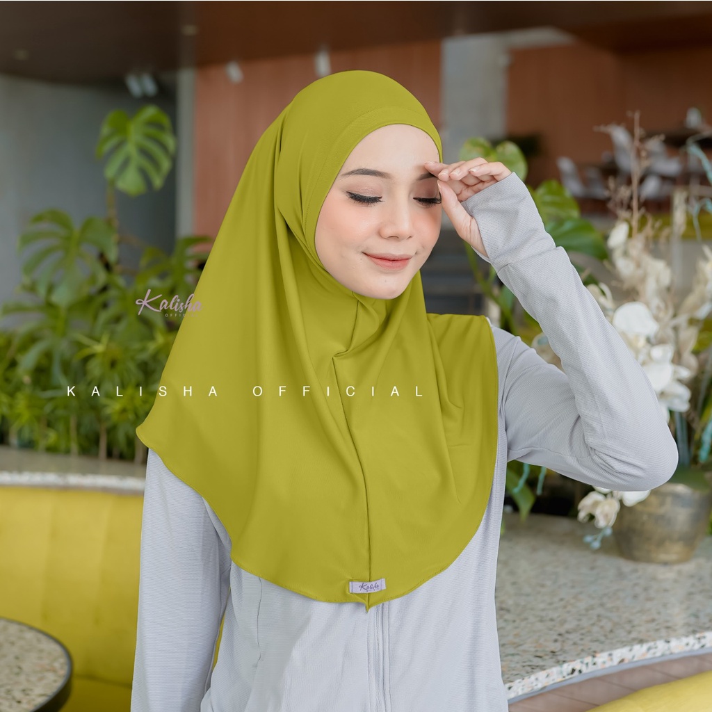 Jual Hijab Bergo Zaida Malay Non Pet / Non Pad Instan jersey Olahraga Daily By Kalishaofficial ...