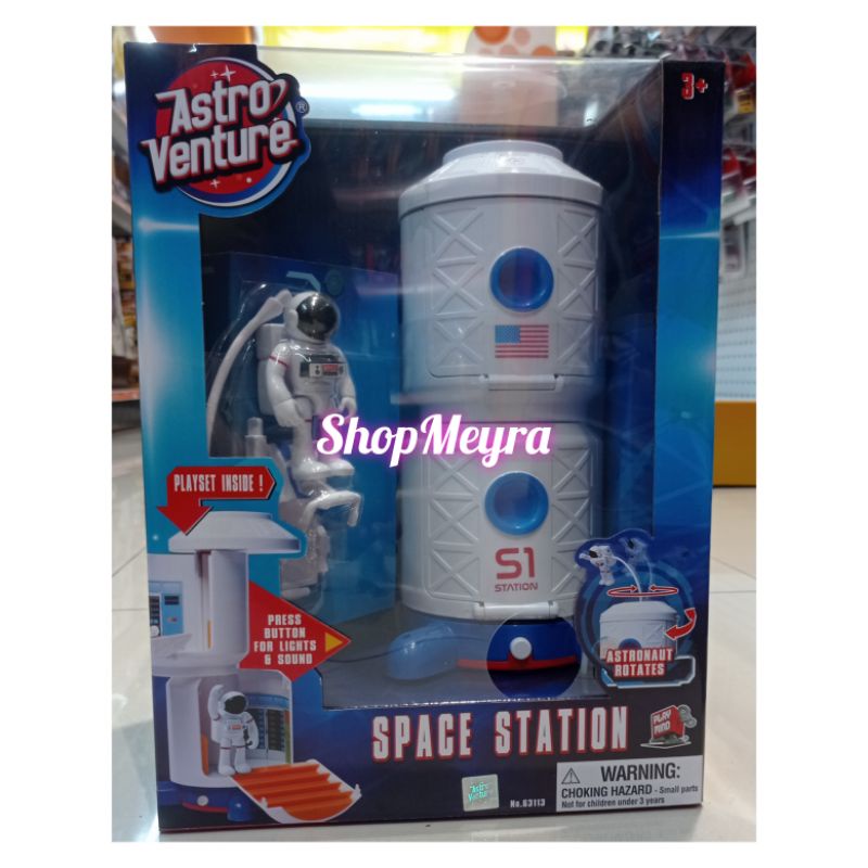 Jual Astro Venture Space Station Playset with Astronaut Figure | Shopee ...