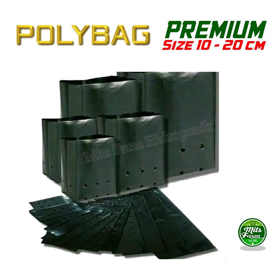 Jual Polybag Tanaman SATUAN UKURAN KECIL Polibag Kantong Tanaman Tebal ...