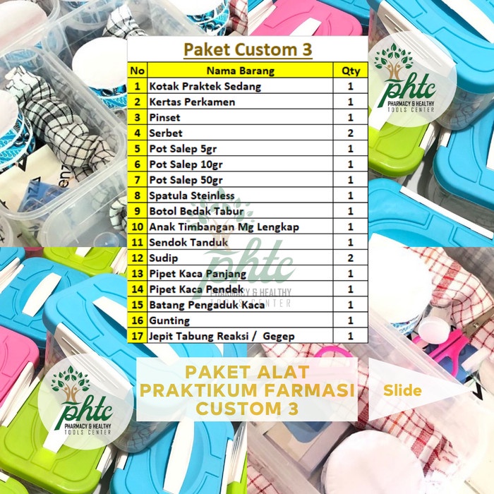 Jual Lab Paket Alat Praktek Resep Farmasi Custom 3 L Alat Praktikum ...