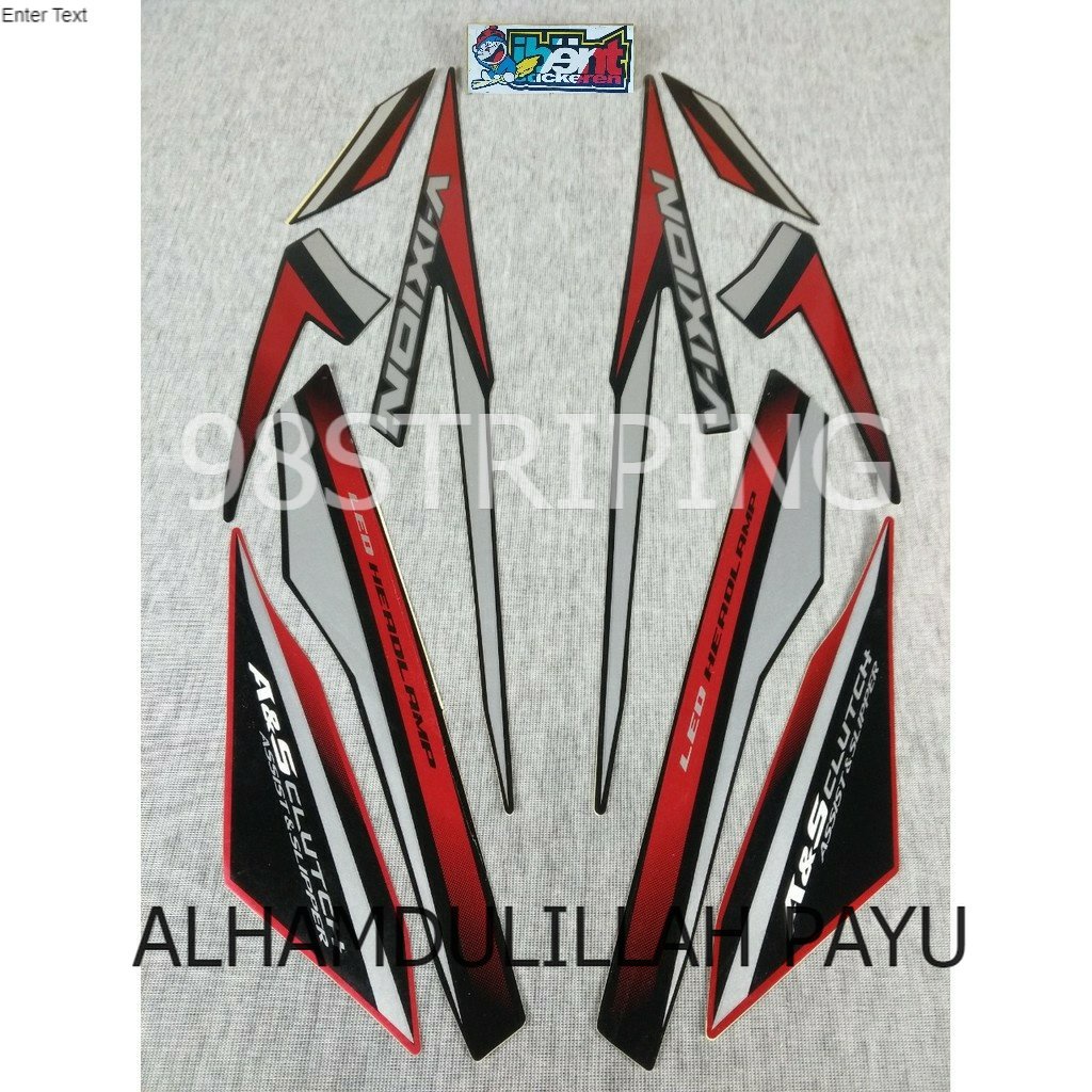 Jual STIKER STRIPING LIS STANDAR ORI YAMAHA VIXION MERAH 2019 POLET | Shopee Indonesia