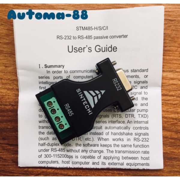 Jual Promo RS232-RS485 Converter RS-232 to RS-485 Serial Extender Promo ...