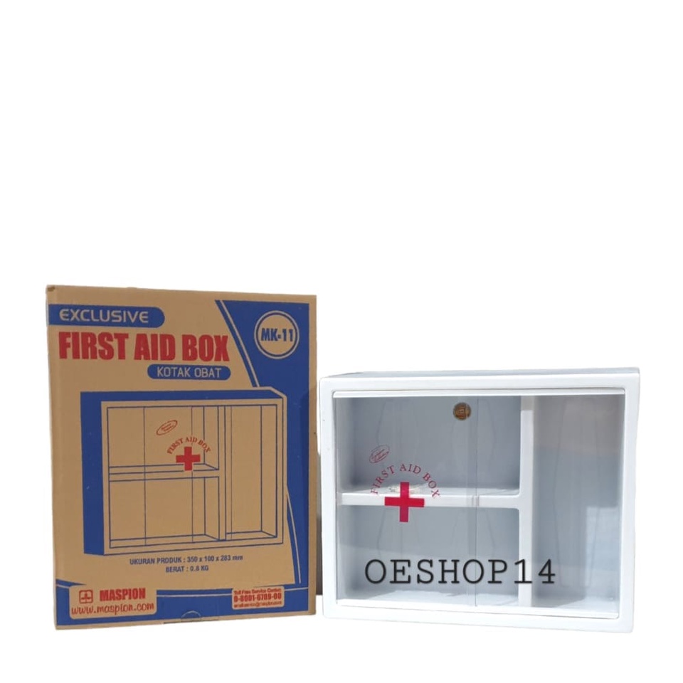 Jual Maspion MK-11 Wall Cab First Aid Box PPPK Kotak Obat P3K MK 11 ...