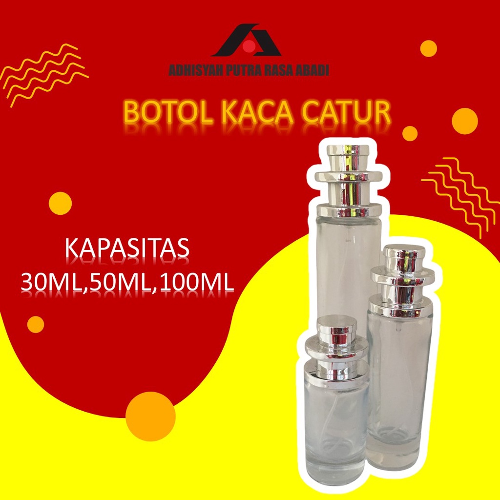 Jual BOTOL KACA KASA CATUR 20ML, 30ML, 50ML (ECER/SATUAN) | Shopee ...