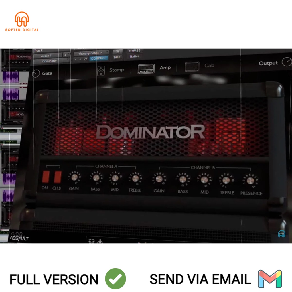 Jual Audio Assault Dominator VST Plugin egendary high gain amp that is ...