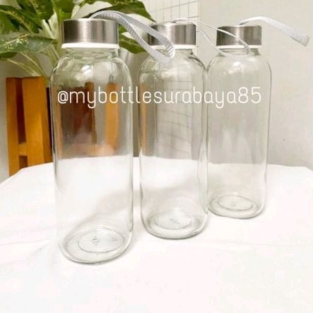 Jual Botol kaca bening 420ml,botol bening kaca,tumbler kaca bening ...