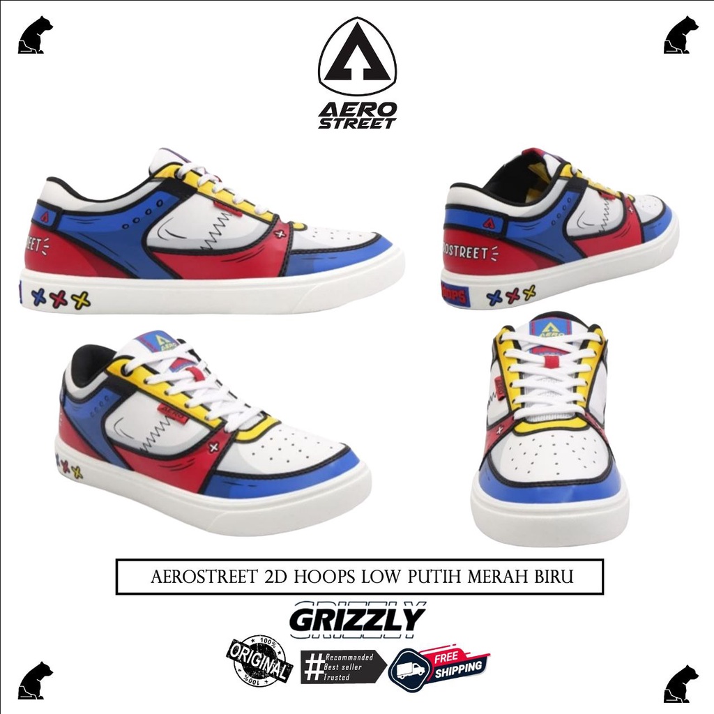Jual [ORIGINAL] Aerostreet Hoops 2D Low | Shopee Indonesia