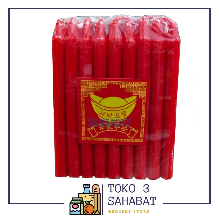 Jual Lilin Merah isi 24 Batang | Shopee Indonesia