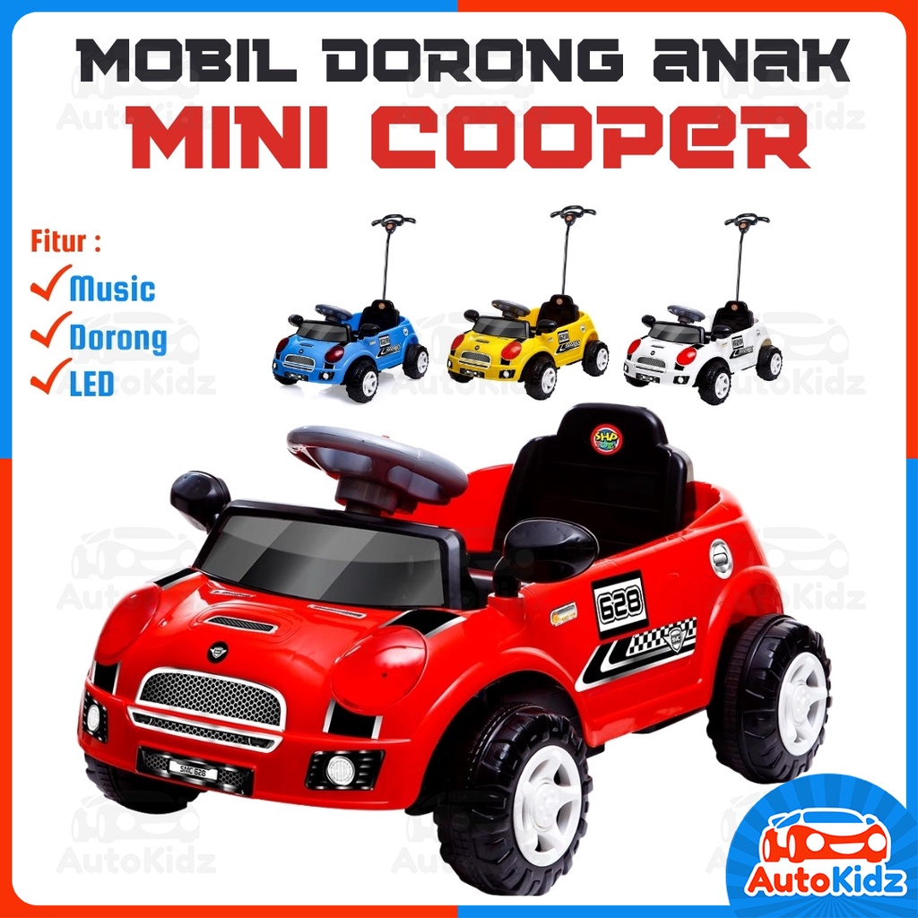 Jual Mainan Mobil Dorong Anak Mini Cooper Mobilan Plastik Tolo Kids Car ...