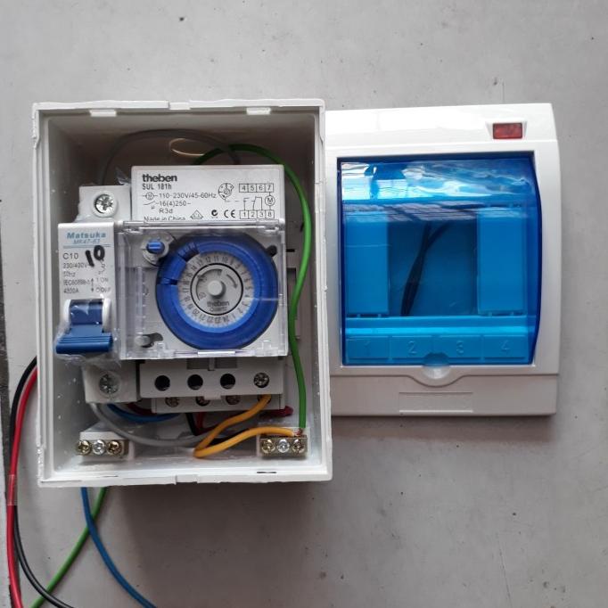 Jual Timer set yg bagus plus MCB dan box timer lampu dll otomatis ...