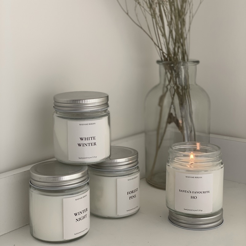 Jual Lilin Aromaterapi WINTER SERIES by madame berdin Scented Candle ...