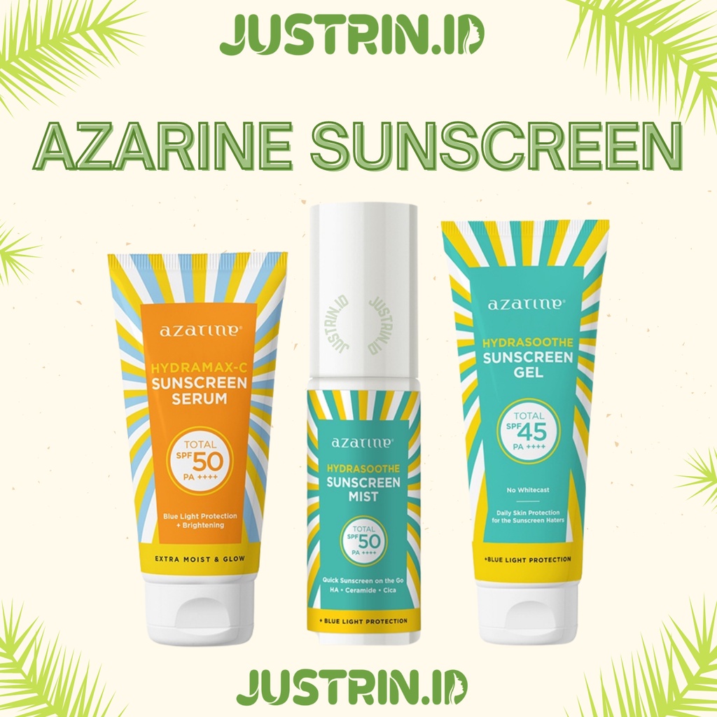 Jual AZARINE Hydrasoothe Sunscreen Gel SPF45 PA++++ with Blue Light ...
