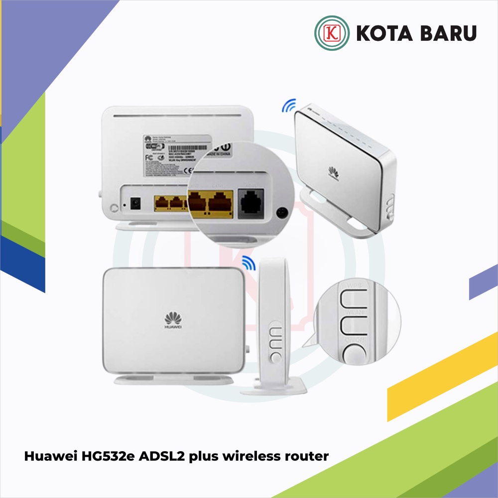 Jual Huawei HG532e ADSL2 plus Wireless Router | Shopee Indonesia