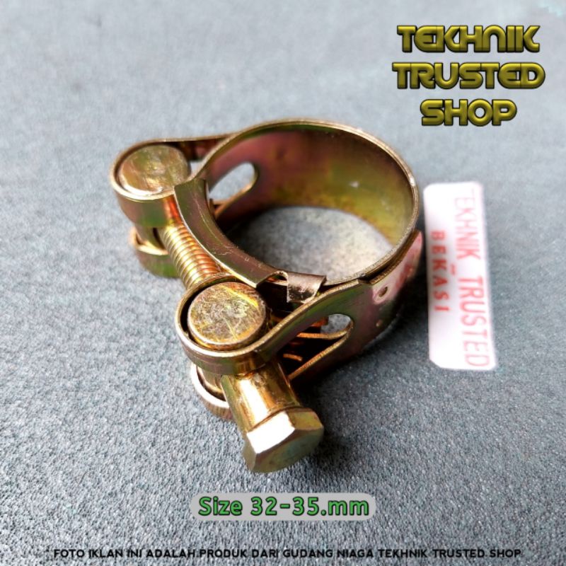 Jual Clamp superior besi 1.1/4" ( 32-35mm ) High pressure klem selang ...