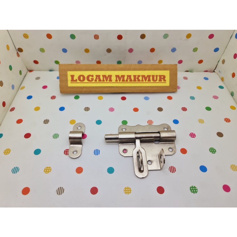 Jual GRENDEL OVERPAL 8CM WARNA SATIN - PLAT TEBAL | Shopee Indonesia