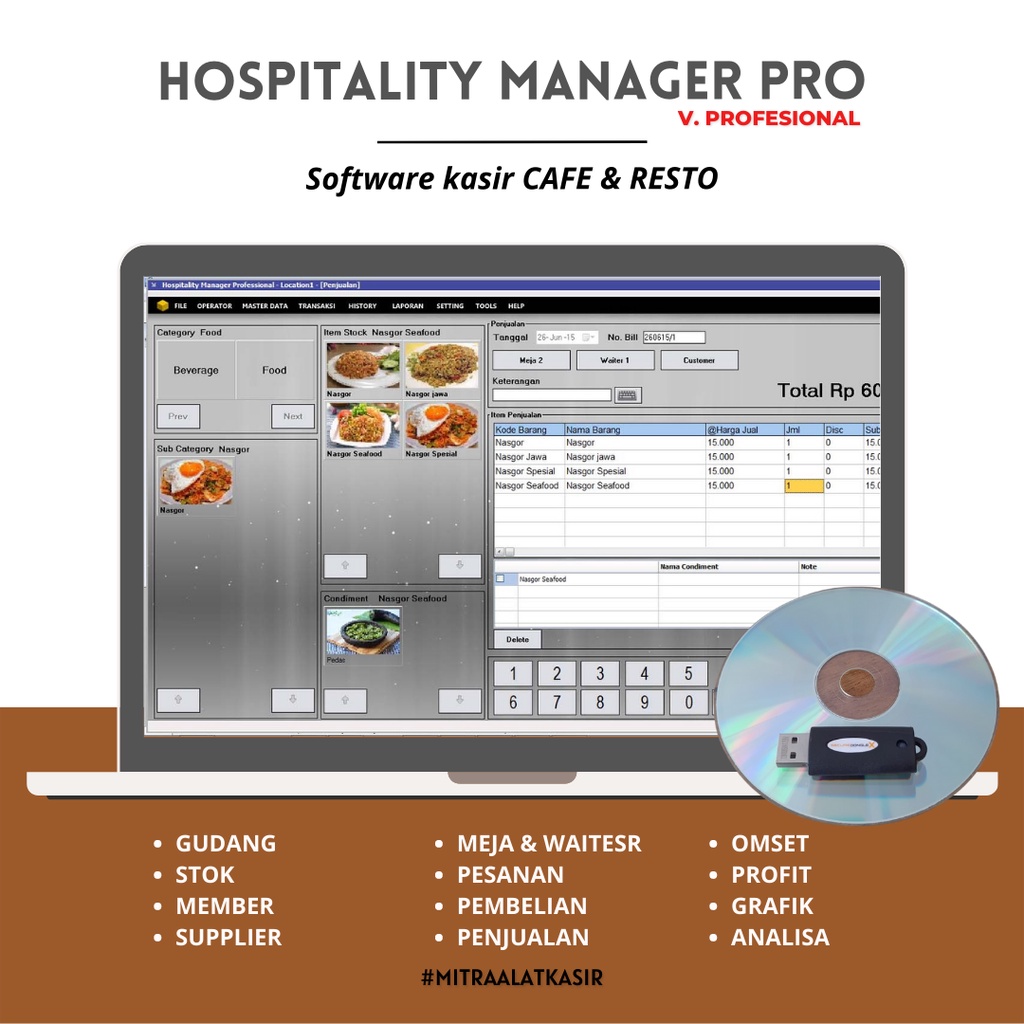 Jual SOFTWARE PROGRAM KASIR CAFE, RESTO, RESTORAN, RUMAH MAKAN ...