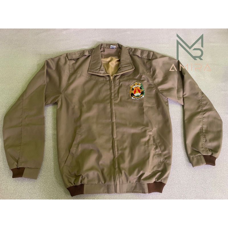 Jual Jaket Akpol PDH Drill Warna Coklat | Shopee Indonesia