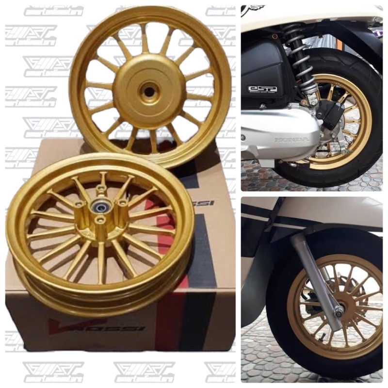 Jual VELG RACING ROSSI VENOM GALAXY SCOOPY RING 12 215/250X12 INCH ...