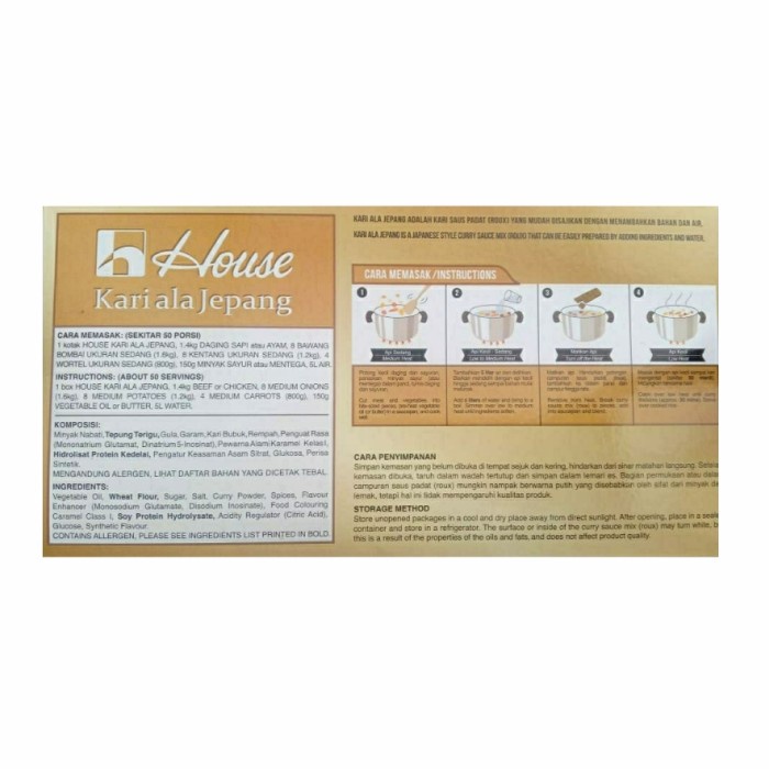 Jual HALAL Java Curry Lokal House Kari ala Jepang 1 kg | Shopee Indonesia