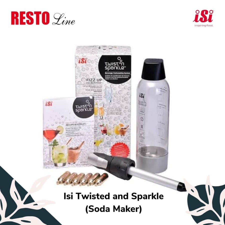 Jual Soda Maker Isi Twist N Sparkle Kit include Bottle&ChargerHead ...