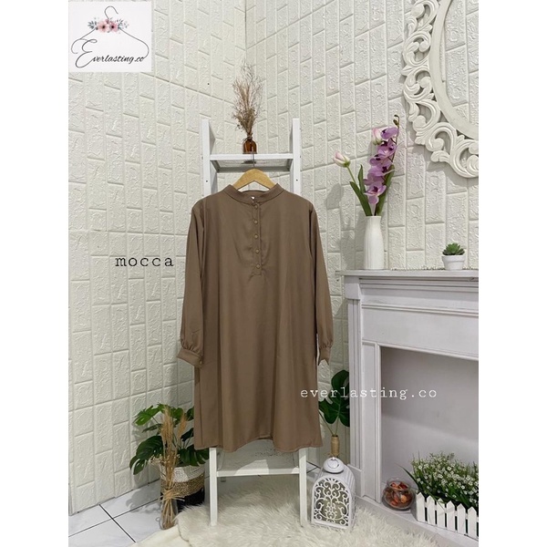 Jual TUNIK BRIELLE /ATASAN WANITA/BAHAN SHAKILA JUMBO LD 100,LD 110,LD 120,LD126Cm | Shopee ...