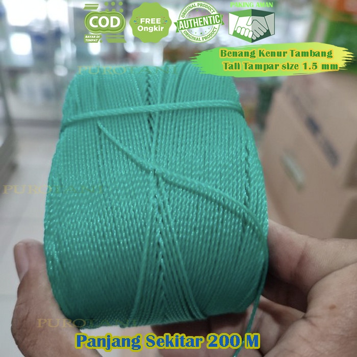 Jual Tali Tambang layangan Plastik size 1.5 mm | Shopee Indonesia