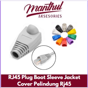 Jual RJ45 Plug Boot Sleeve Jacket Cover Pelindung Rj45 | Shopee Indonesia