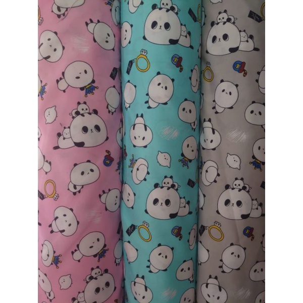 Jual kain bahan polymicro meteran karakter anak 1m lebar 240cm | Shopee ...
