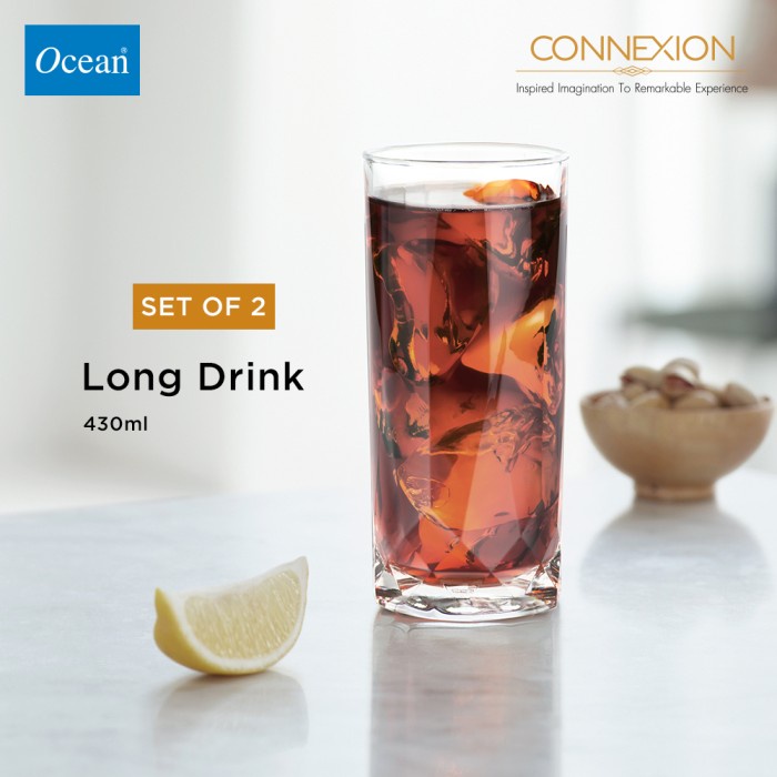 Jual OCEAN CONNEXION LONG DRINK 430ML / GELAS AIR MINUM | Shopee Indonesia