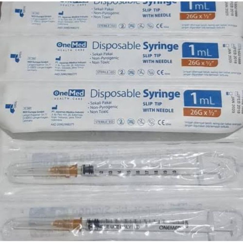 Jual Spuit Syringe Suntikan 1ml - Suntikan Pipet Obat | Shopee Indonesia