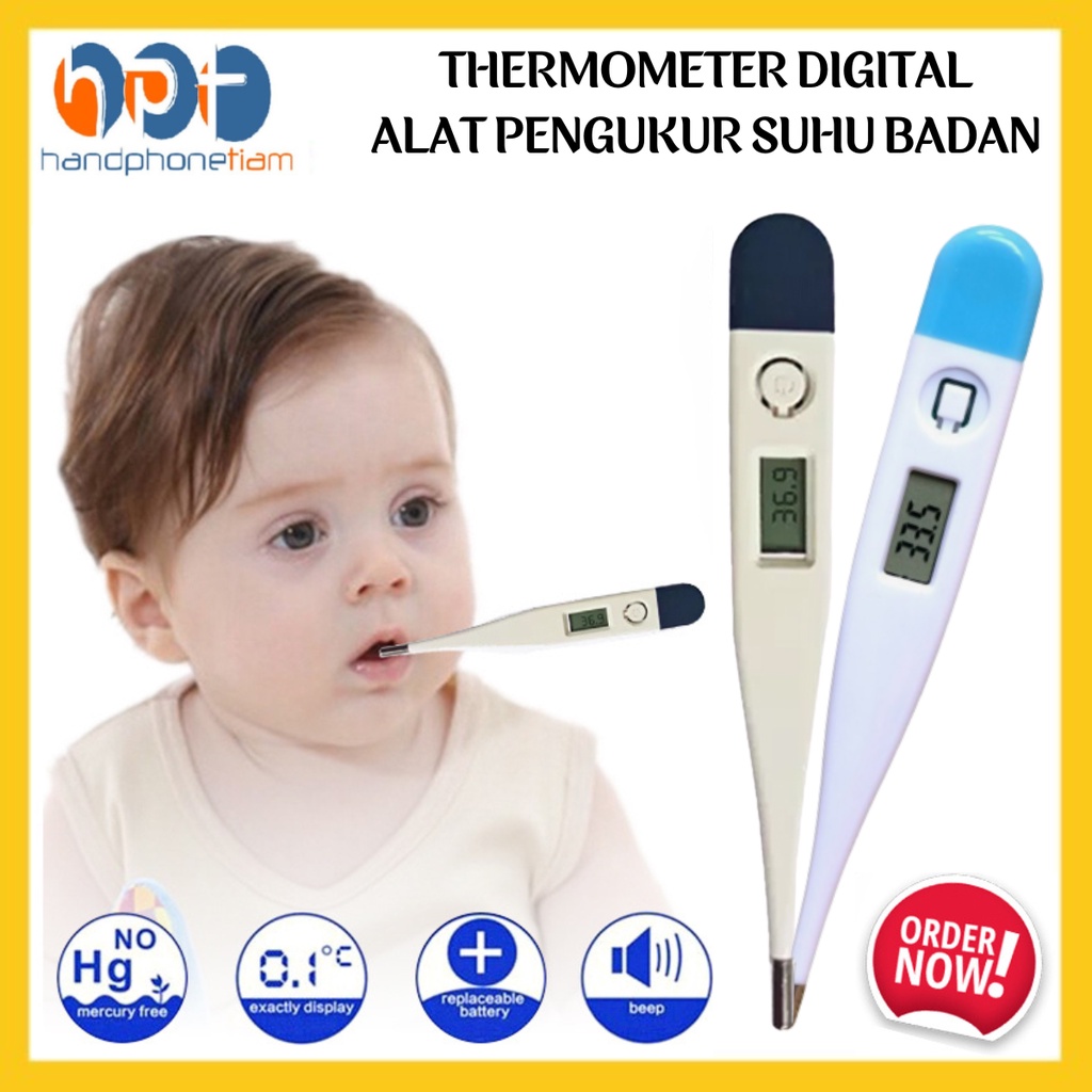 Jual Thermometer Digital Pengukur Suhu Badan Tubuh Bayi Baby Anak Anak ...