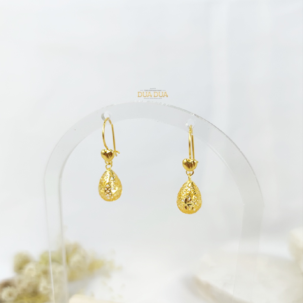 Jual Anting Emas Model Kotak, Oval Dan Bulat Kadar 875 Toko Emas Dua ...