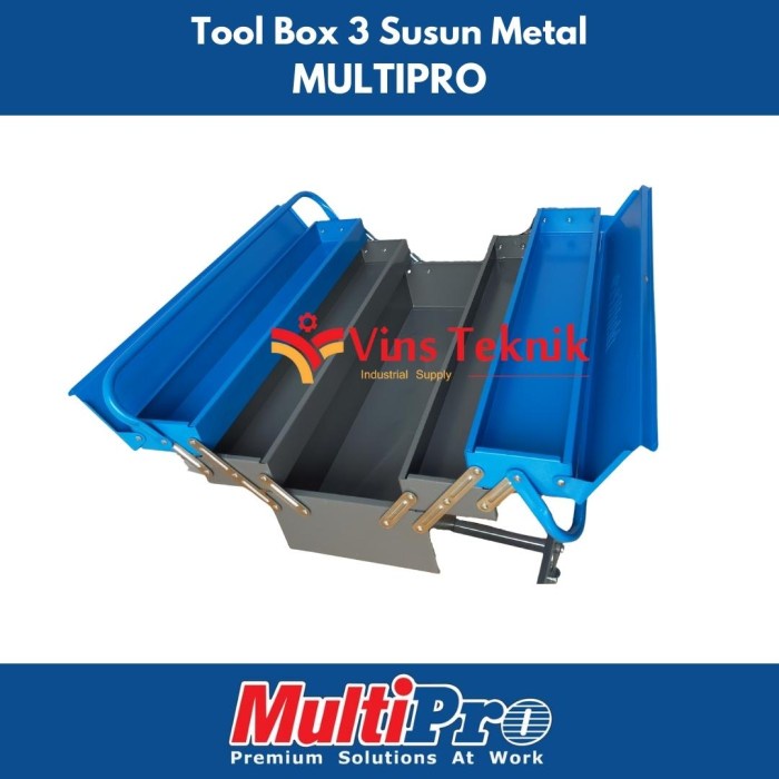 Jual Tool Box 3 Susun Metal Toolbox 3 Layer Multipro | Shopee Indonesia