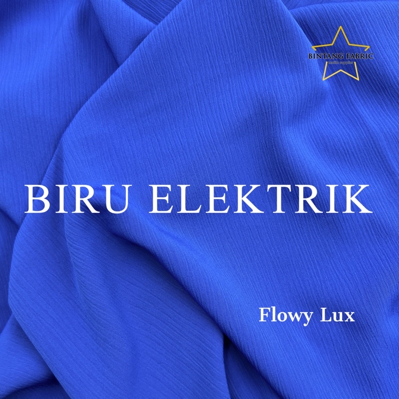 Jual Bahan Kain Flowy Lux Youryu Crinkle Airflow 0,5 meter | Shopee ...