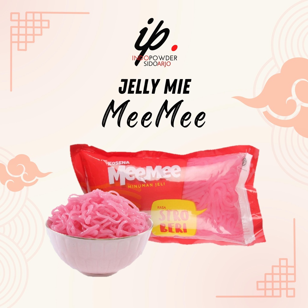 Jual Jelly Mie Kosena MeeMee Rasa Strawberry 500gram / TOPPING / MINUMAN | Shopee Indonesia