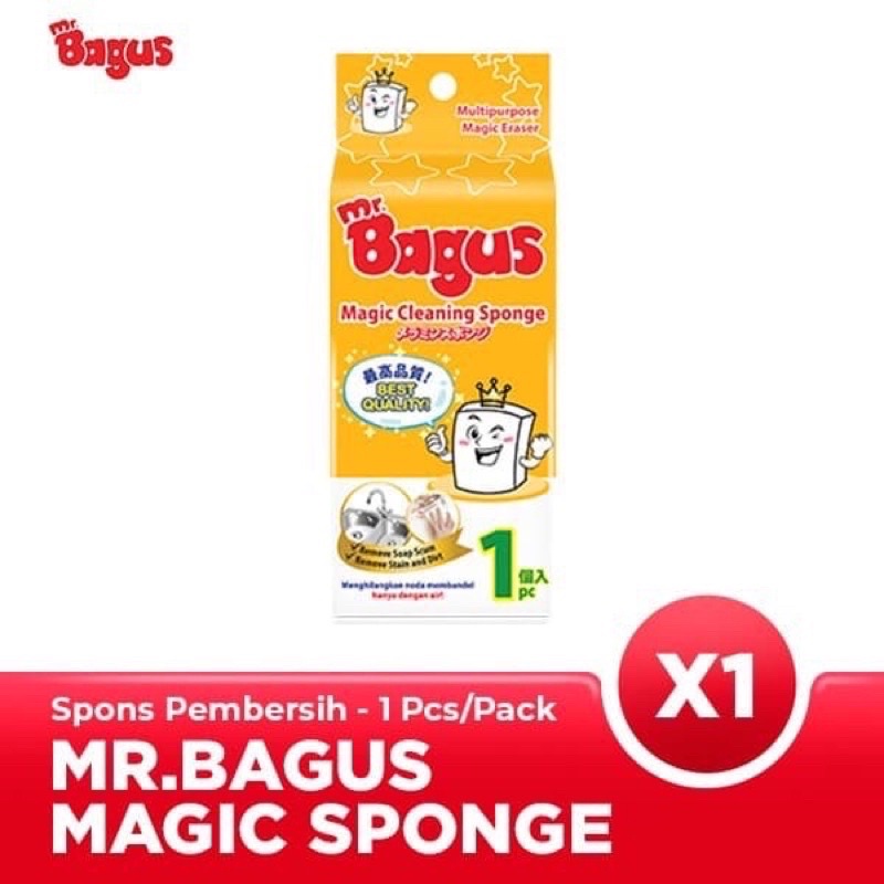 Jual Bagus Sponge Magic Cleaning Spons Spon Ajaib Pembersih Serbaguna 1 ...