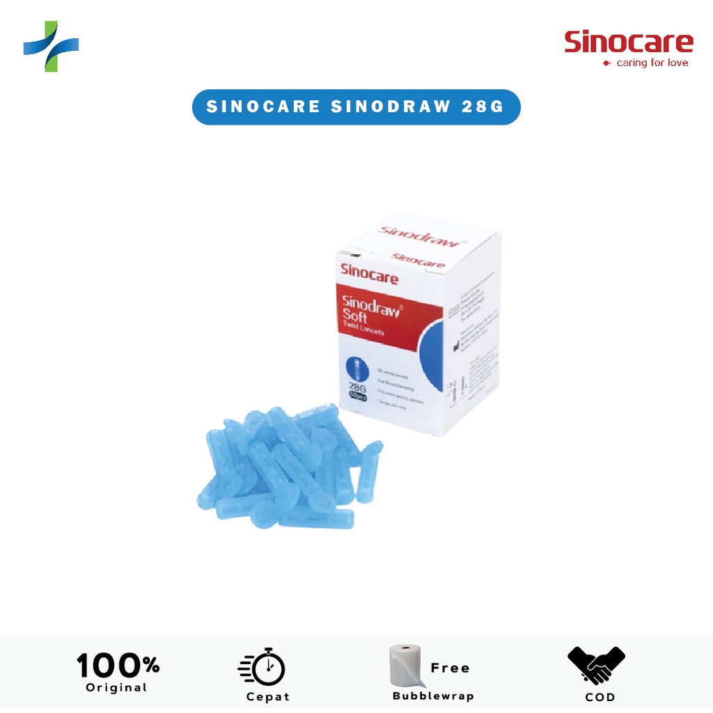 Jual Sinocare Sinodraw Blood Lancets 25PCS | Shopee Indonesia